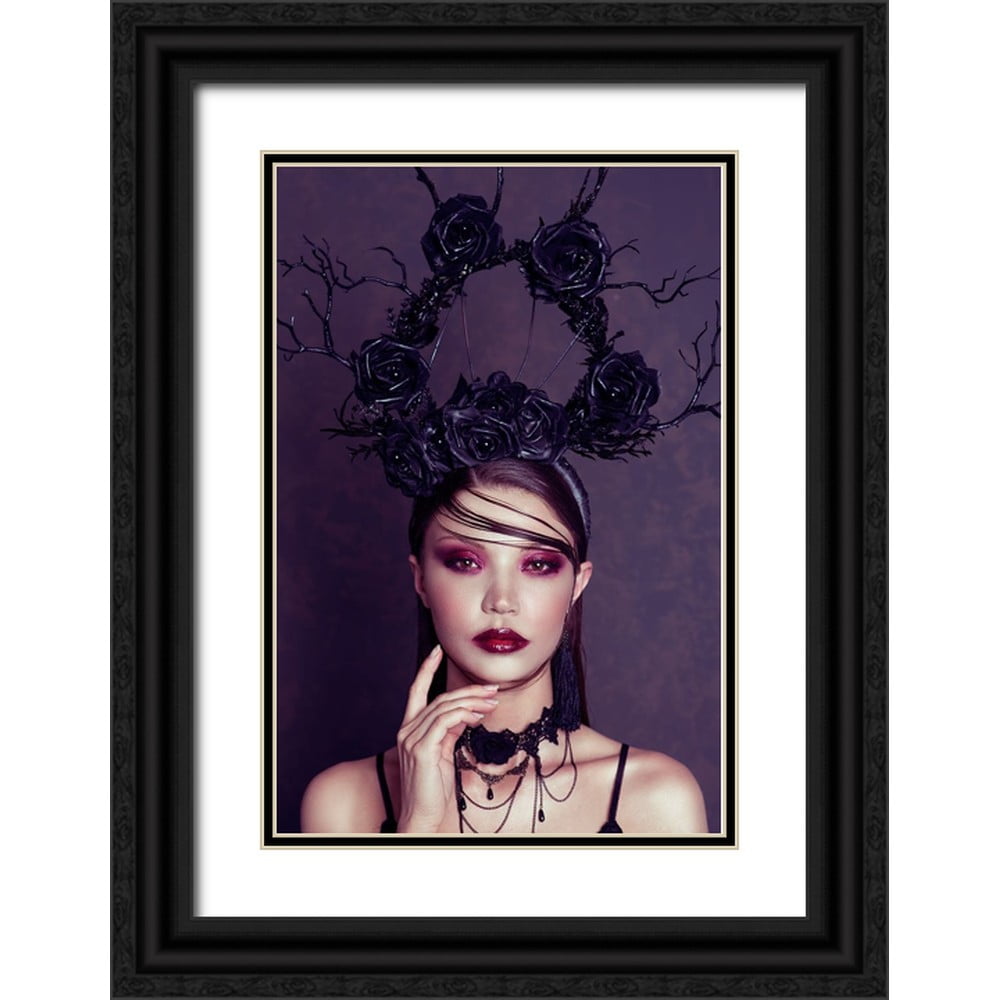 Amar, Yoni 17x24 Black Ornate Wood Framed with Double Matting Museum Art Print Titled - my wich ...