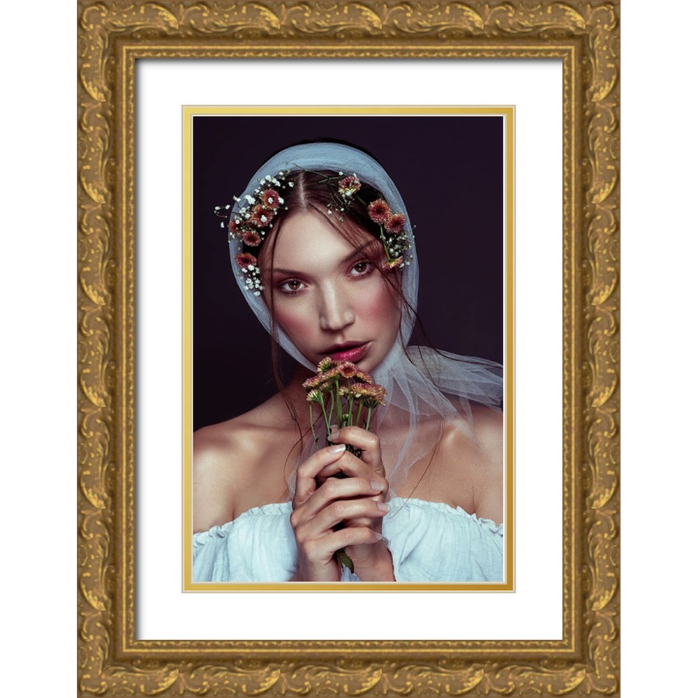 Amar, Yoni 17x24 Gold Ornate Wood Framed with Double Matting Museum Art ...
