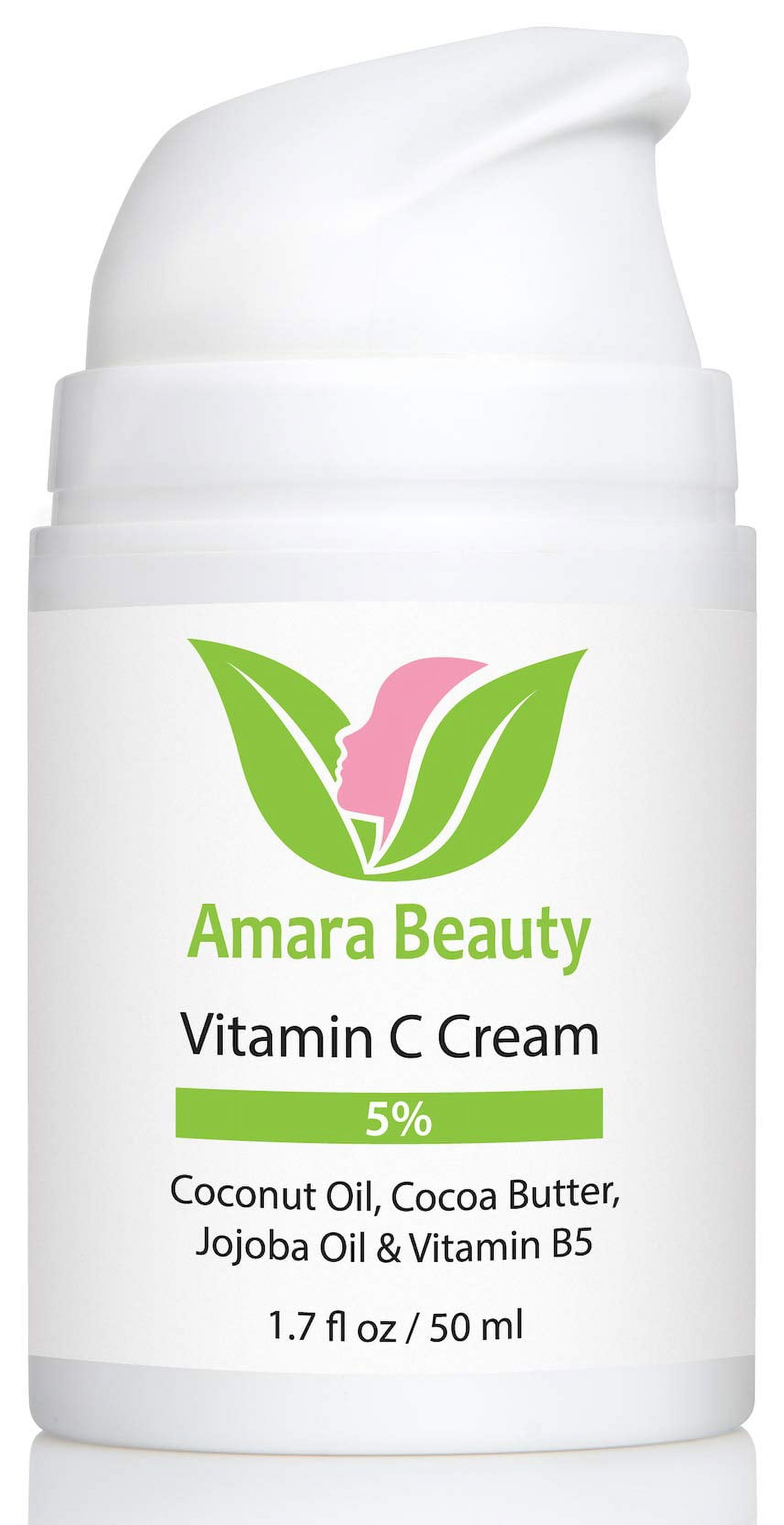 Amara Beauty Vitamin C Cream HYZ01 for Face with Coconut Oil, Cocoa ...