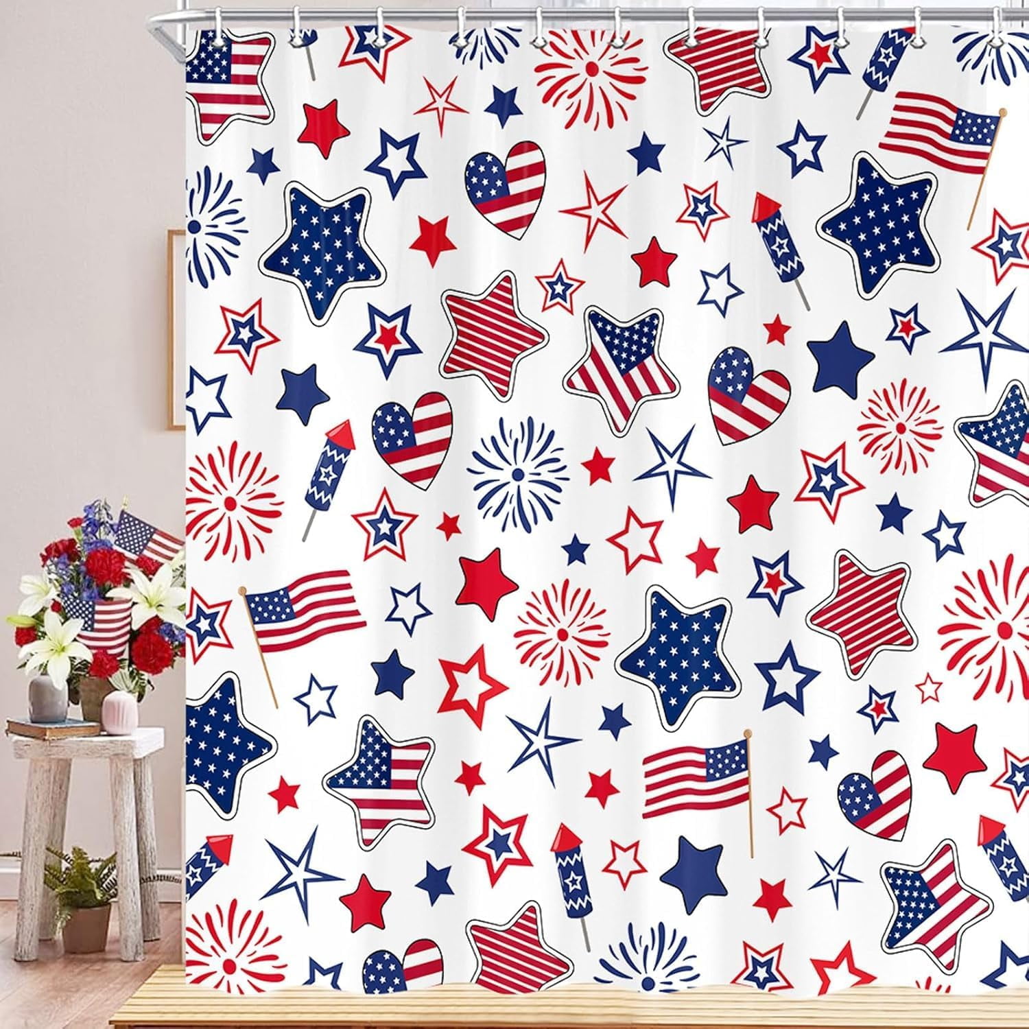 Amarainy 4th of July USA Flag Veterans Day Independence Patriotic Day ...