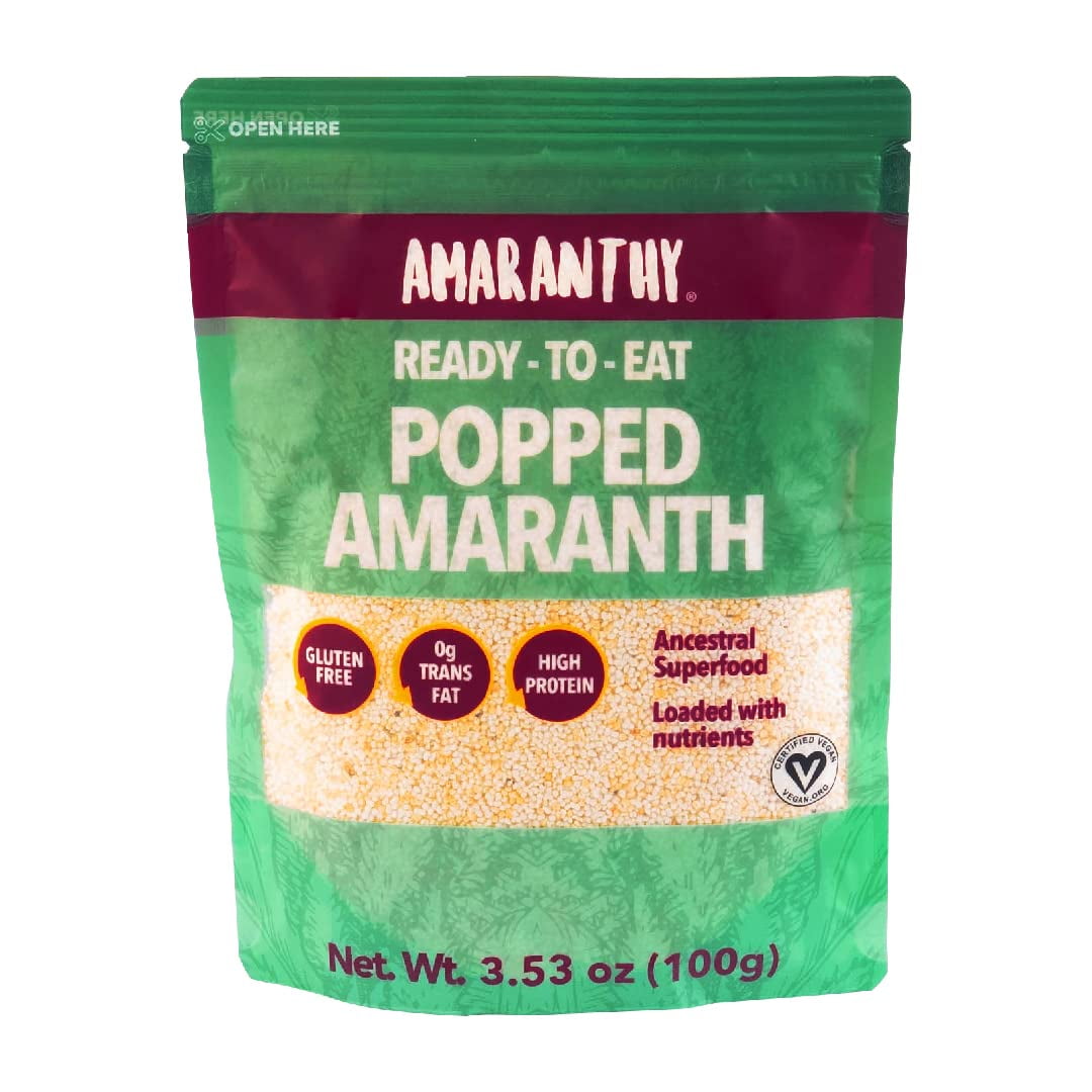 Amaranthy Ready-to-eat Popped Amaranth Bag (3.53 GJM1 oz) - High ...