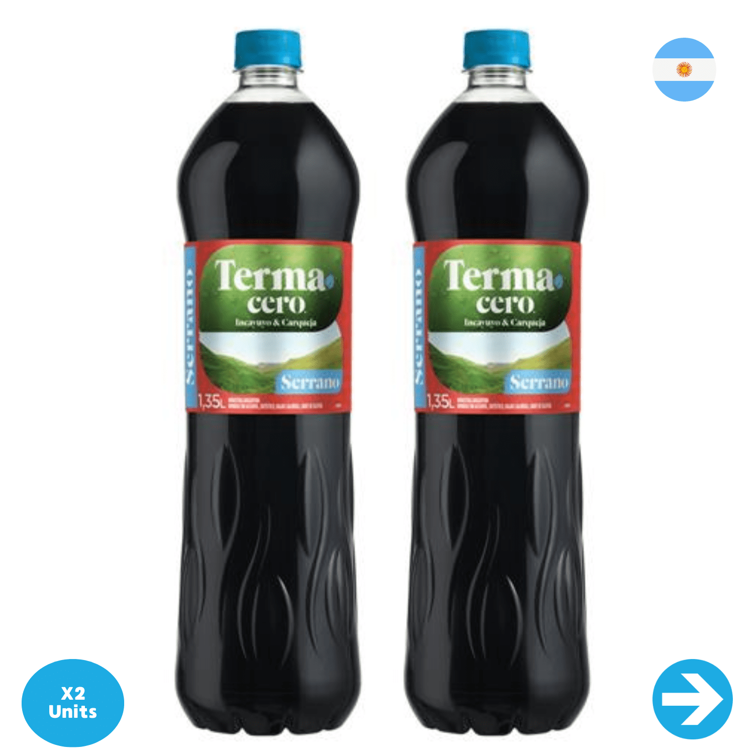 Amargo TERMA LIGHT Serrano Cero Botella 1.35 L x2 Unidades - Walmart.com