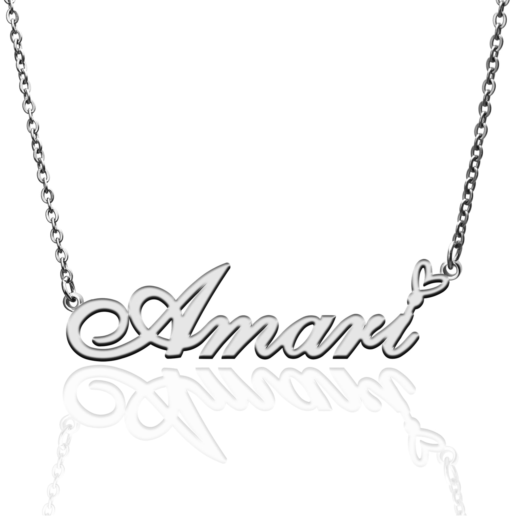 Amari Custom Name Necklace Customized Personalized Plated Name Necklace ...