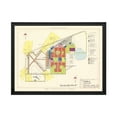 Amarillo Air Force Base Art, 1952 Vintage Map of Amarillo Air Force ...