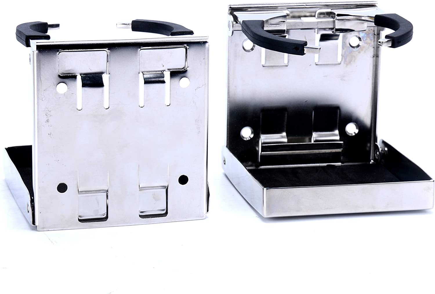 Amarine Made 2-Pack Stainless Steel Adjustable Folding Cup Holder ...