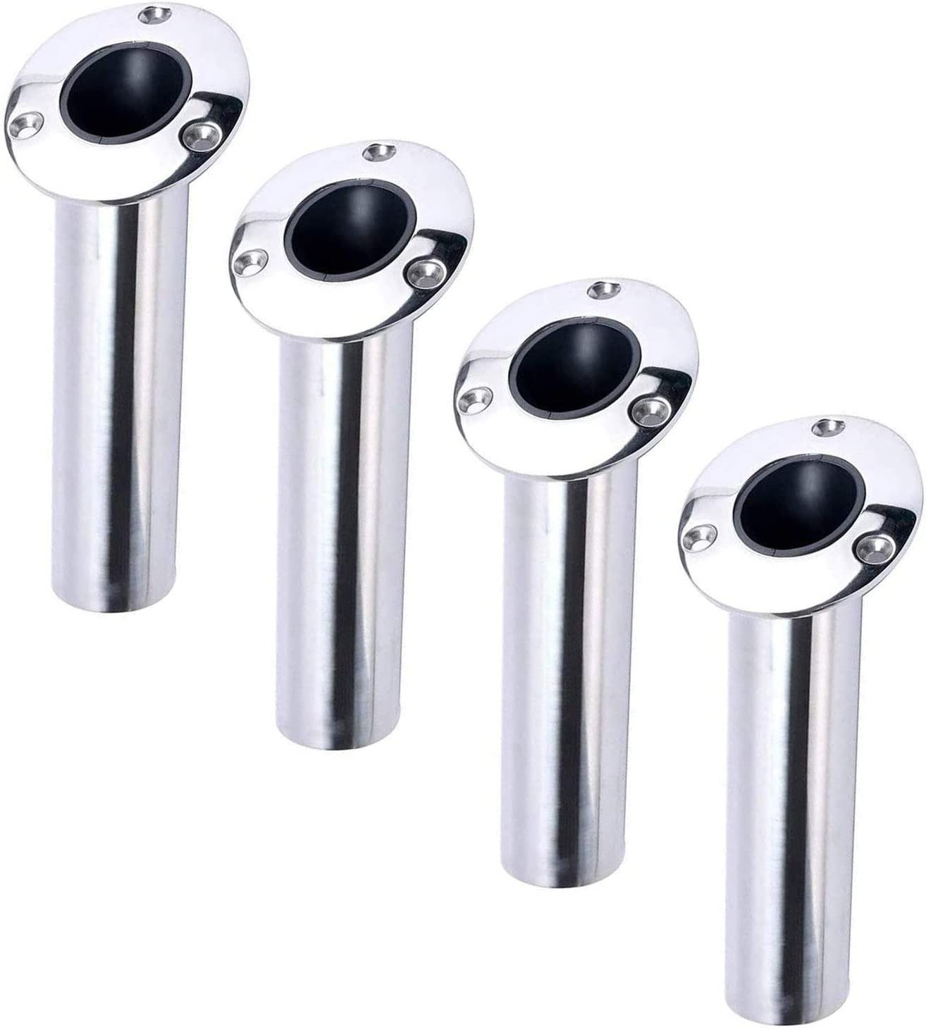 Amarine Made 4-Pack Heavy 316 Duty Stainless Steel Rod Holders with ...