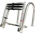 Amarine Made Boat Ladder, 3 Step Premium Stainless Folding Rear Entry ...