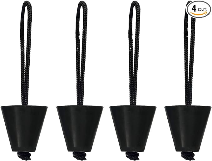 Amarine Made Pack of 4 Universal Kayak Scupper Plug Kit,Silicone ...