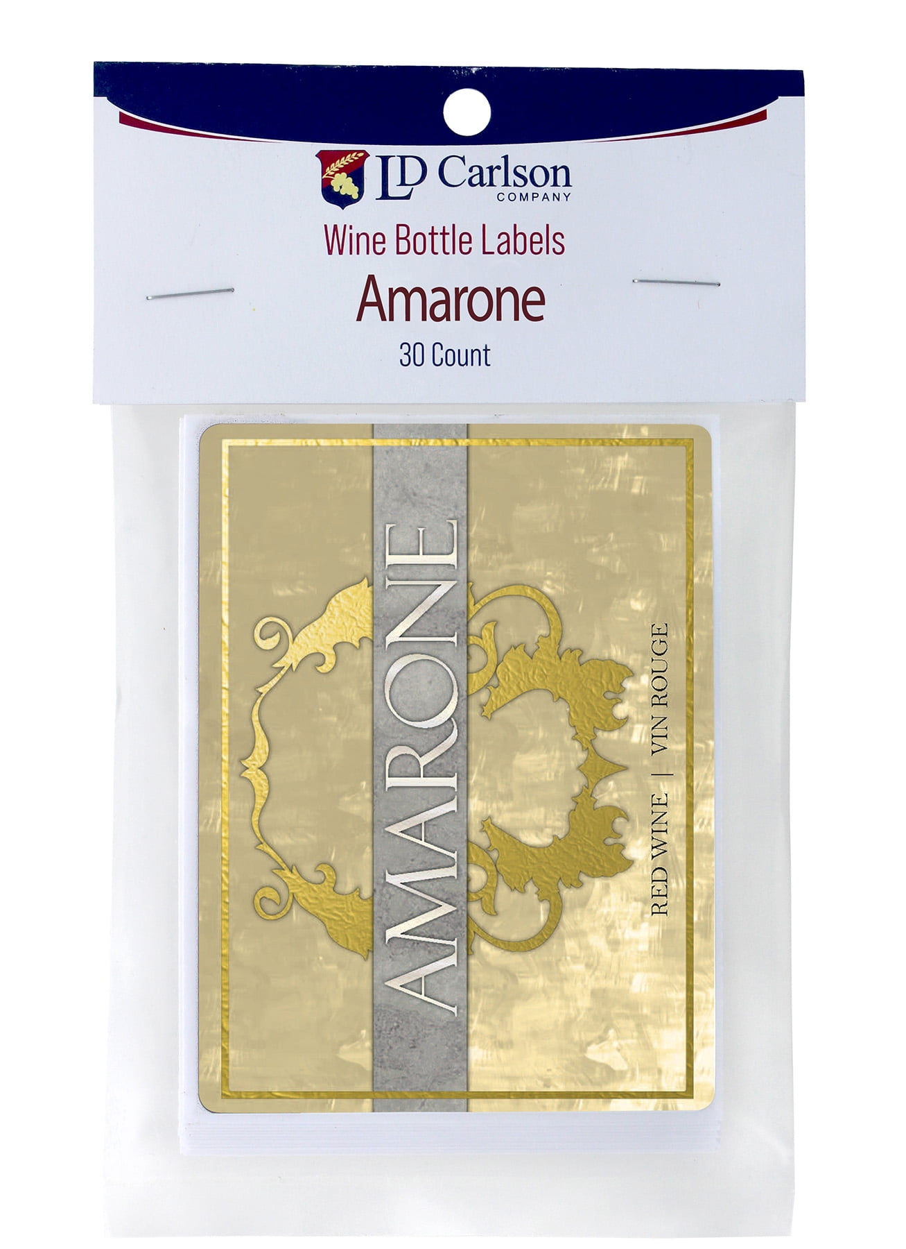 Amarone Self Adhesive Wine Labels 30 count - Walmart.com