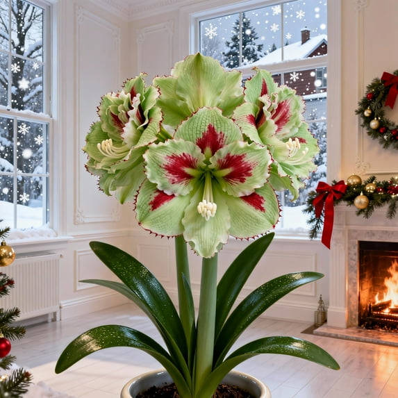 Amaryllis-Blooms every year-Premium Garden Stakes -Fast-Growing bulbs ...