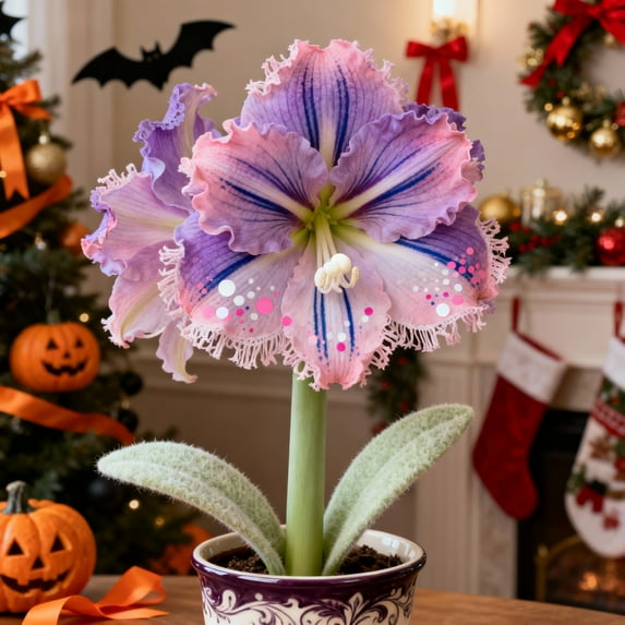 Amaryllis-Blooms every year-Premium Garden Stakes -Fast-Growing bulbs ...