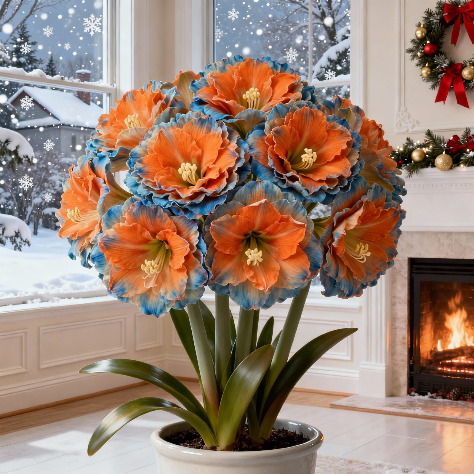 Amaryllis-Blooms every year-Premium Garden Stakes -Fast-Growing bulbs ...