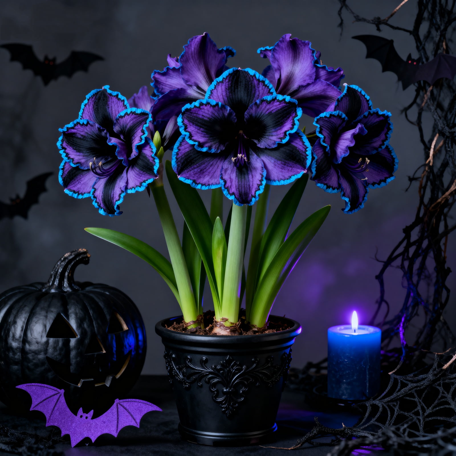 Amaryllis-Blooms every year-Premium Garden Stakes -Fast-Growing bulbs ...