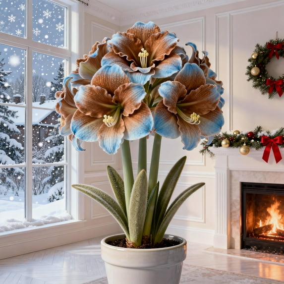 Amaryllis-Blooms every year-Premium Garden Stakes -Fast-Growing bulbs ...