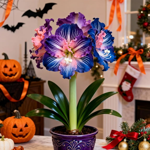 Amaryllis-Blooms every year-Premium Garden Stakes -Fast-Growing bulbs ...