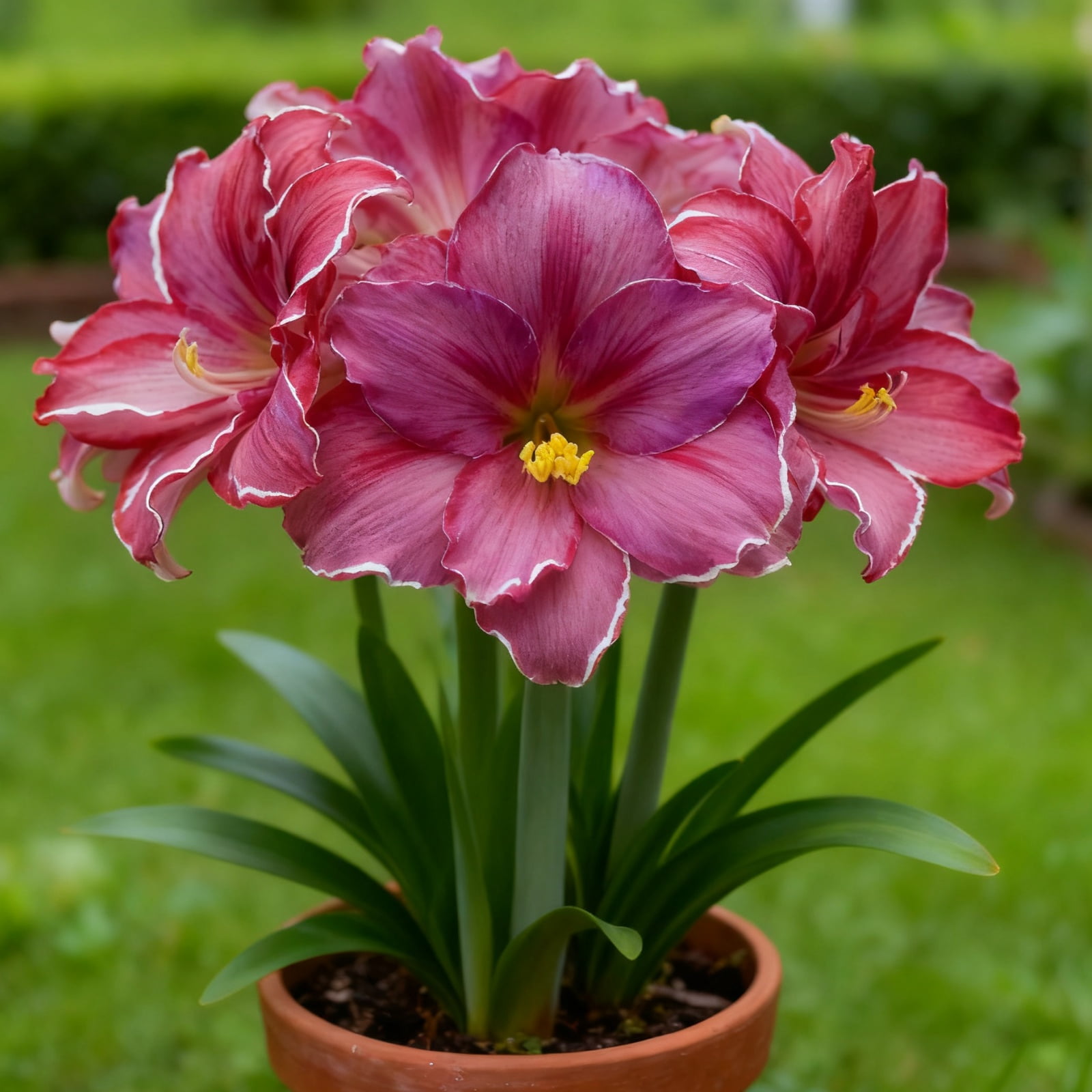 Amaryllis-Bulbs For Planting -Premium Garden Stakes Perfect for Borders ...