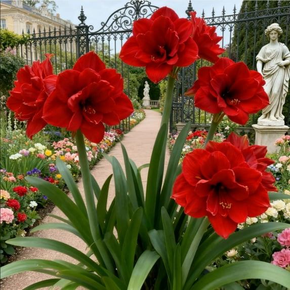 Amaryllis-Bulbs Wax For Planting - Premium Garden Stakes Perfect for ...