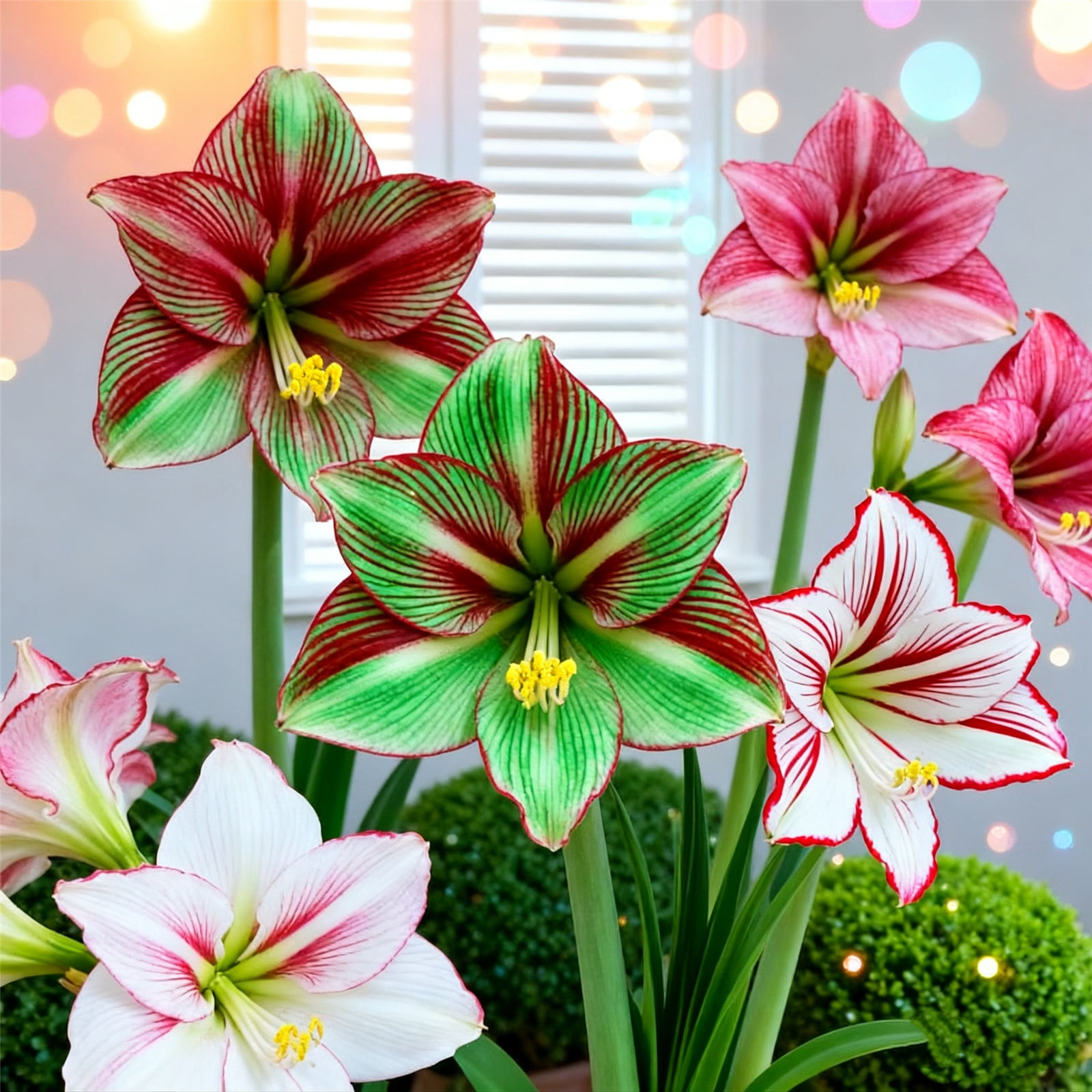 Amaryllis-Bulbs-for-Planting - Garden Cheerful Decoration - Premium ...