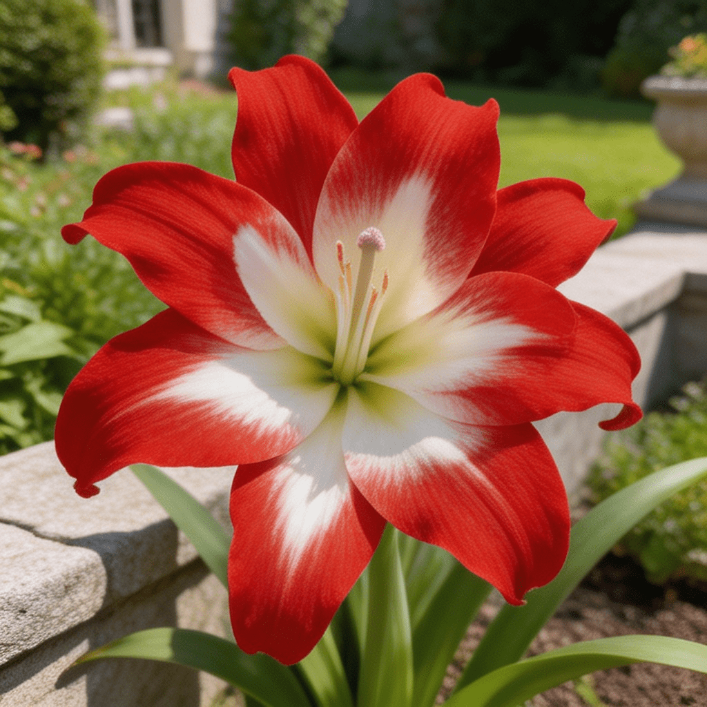 Amaryllis For Garden Elegant Variegated Blooms,Low Maintenance ...