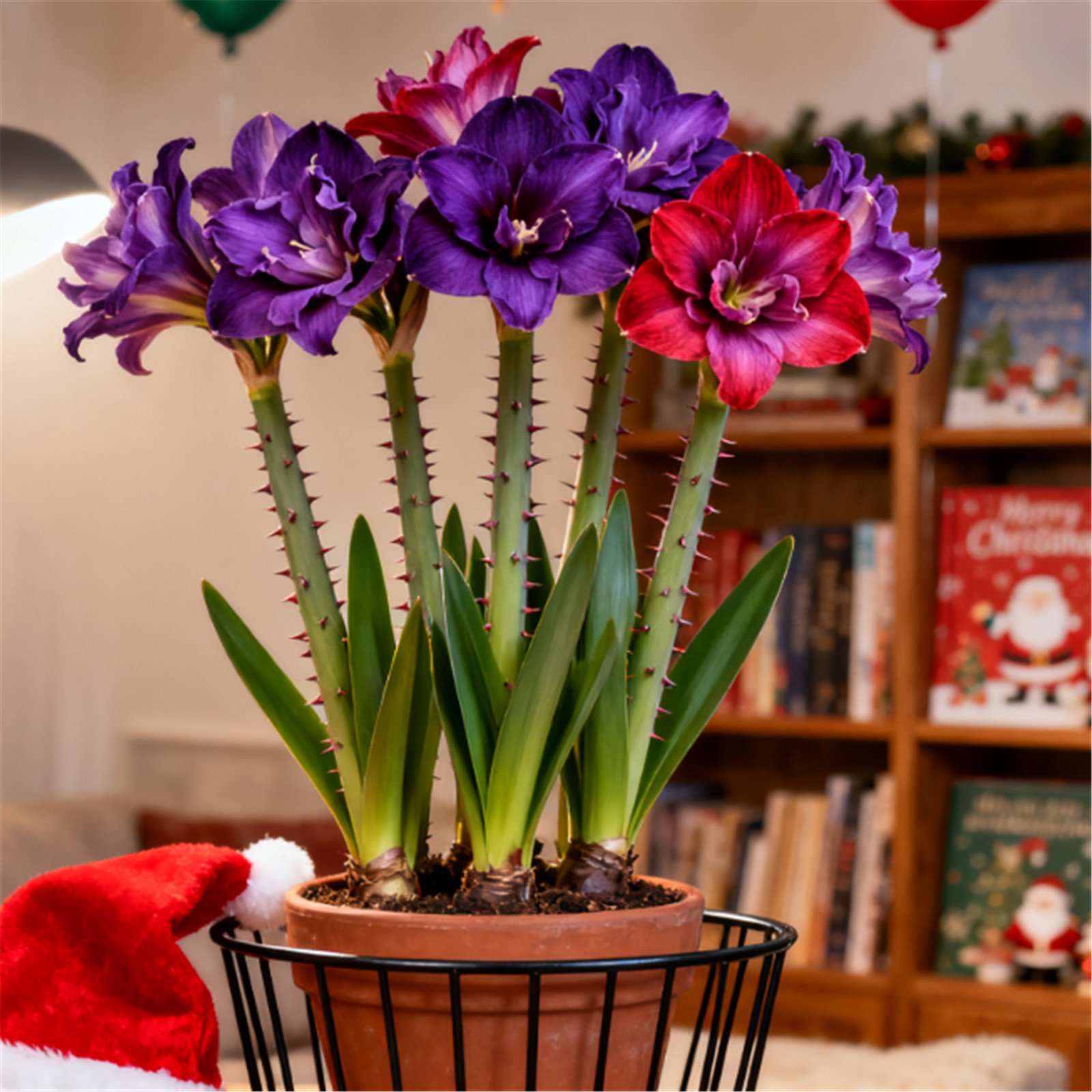 Amaryllis/ Indoor and Outdoor Potted Parent/ Simple to Grow Premium ...