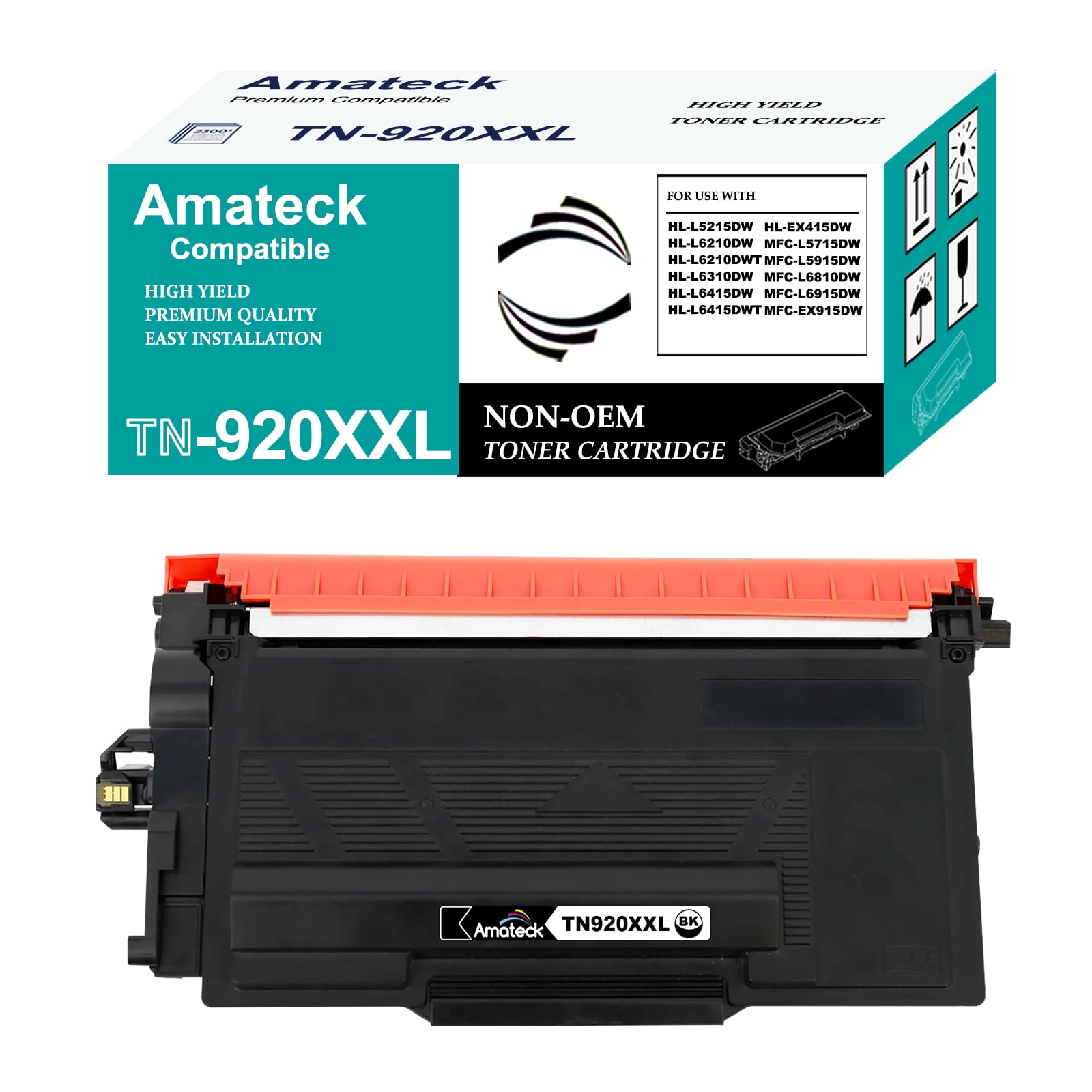 Amateck Compatible Extra High Yield Toner Cartridge Replacement for ...