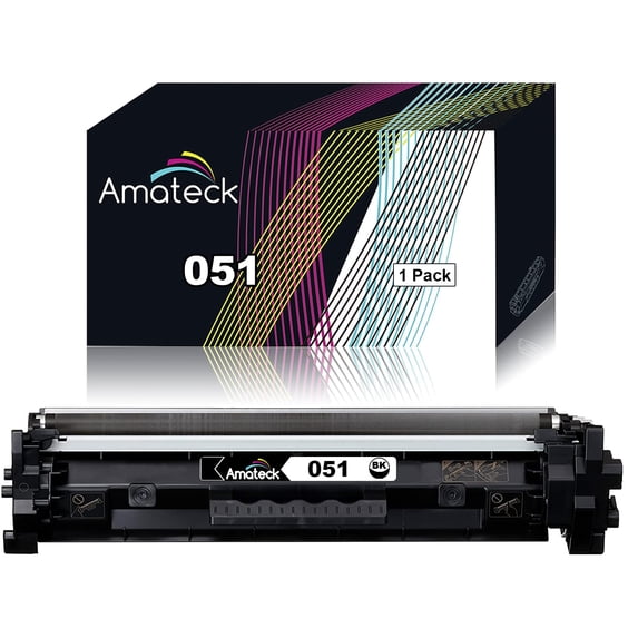 Amateck Compatible Toner Cartridge Replacement for 051 (2168C001) Black ...