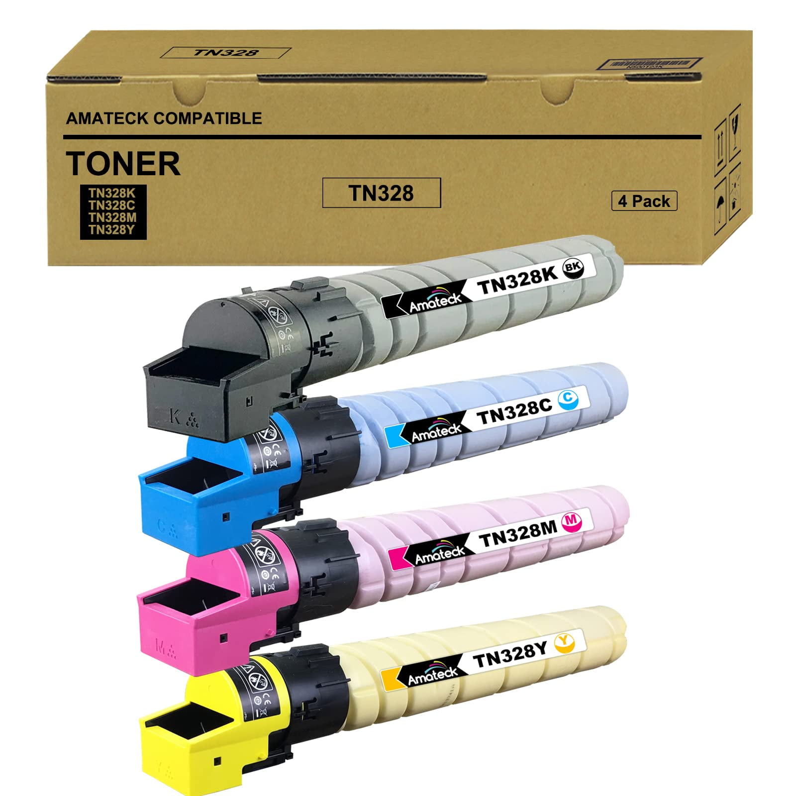 Amateck Compatible Toner Cartridge Replacement for Konica Minolta ...