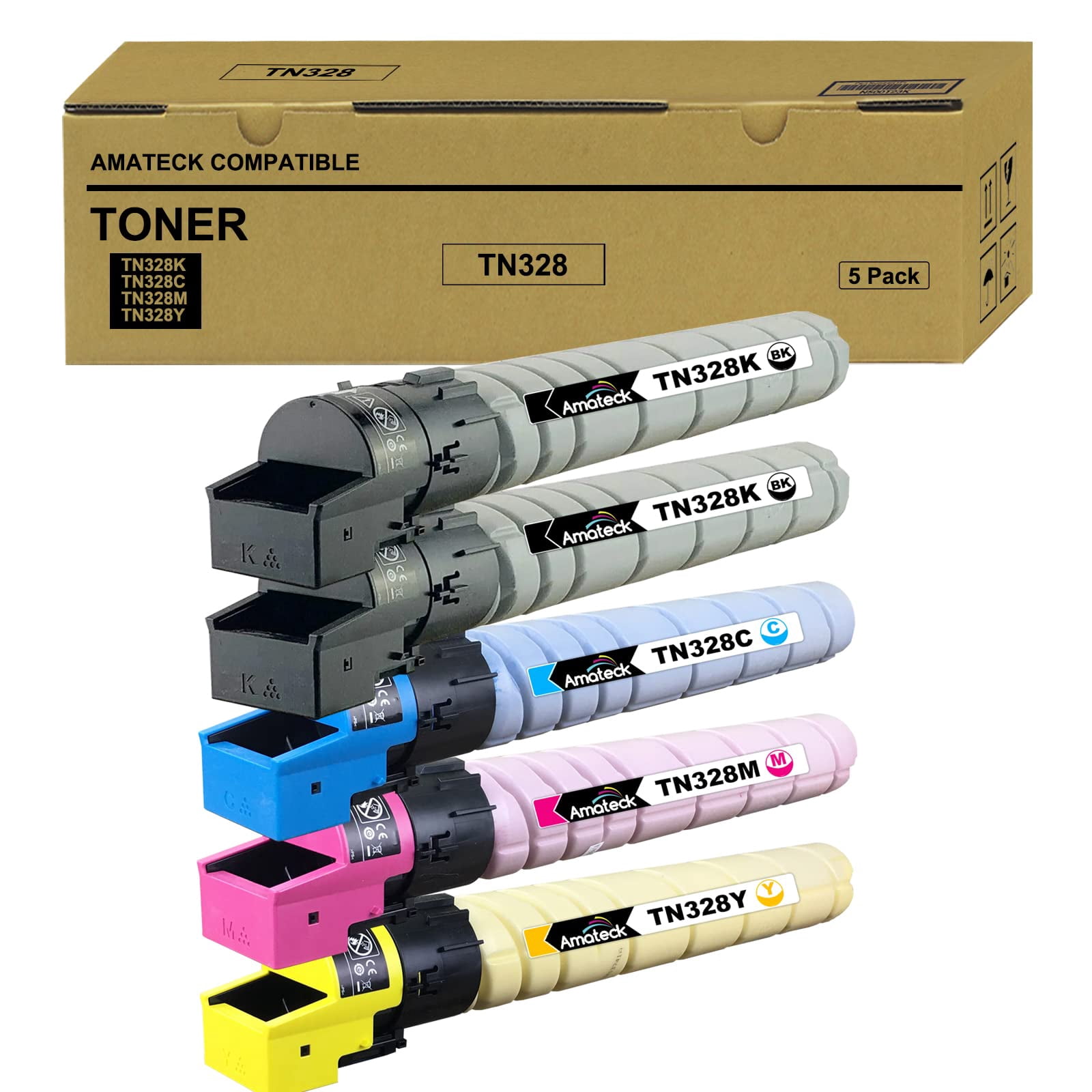 Amateck Compatible Toner Cartridge Replacement for Konica Minolta ...