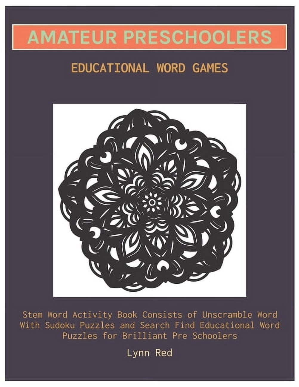 Amateur Preschoolers Educational Word Games: Stem Word Activity Book ...