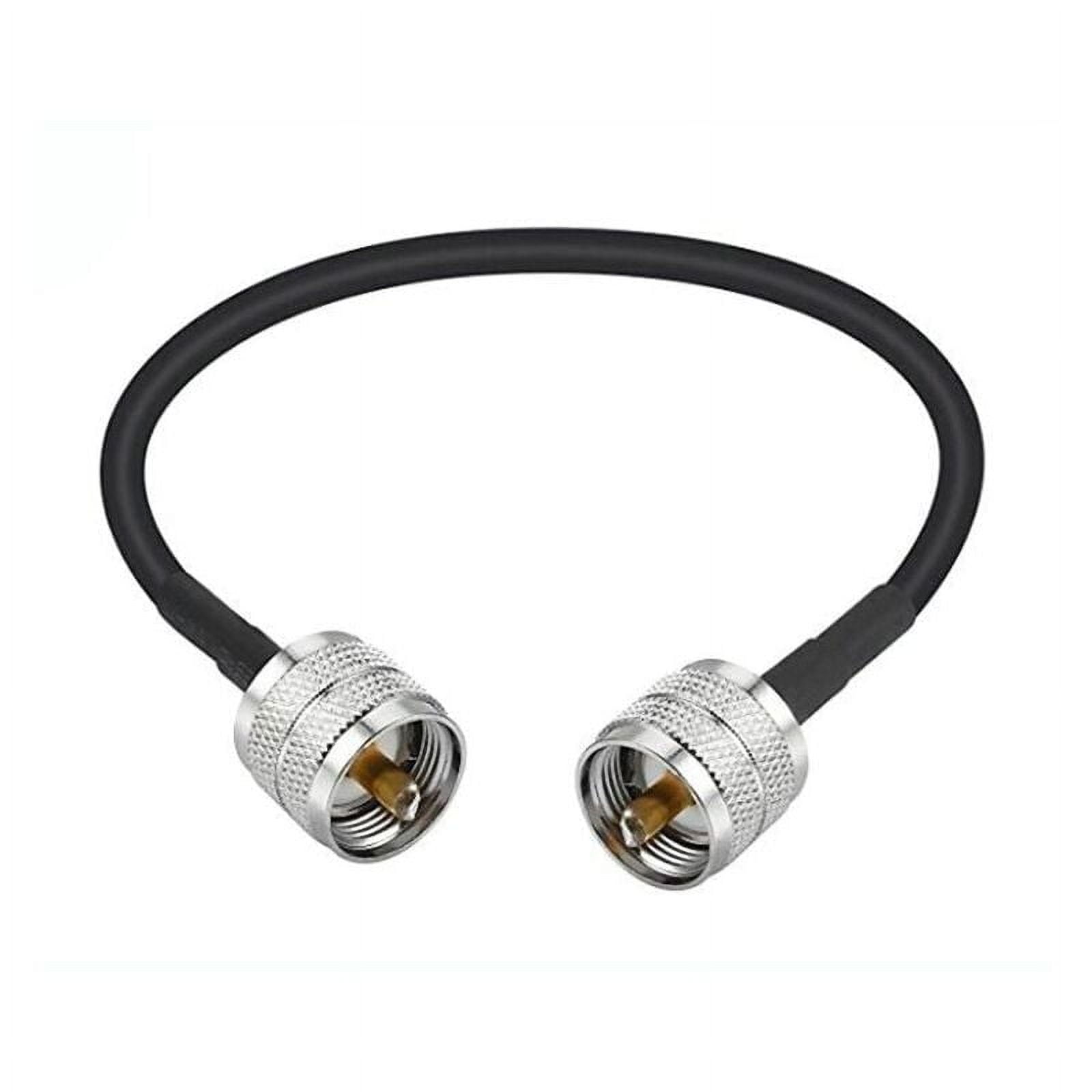 Amateur Radio Coax Cable, Low Loss Flexible Rg58 Coax With Uhf Male ...