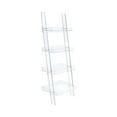 Amaturo 4-shelf Ladder Bookcase Clear - Walmart.com