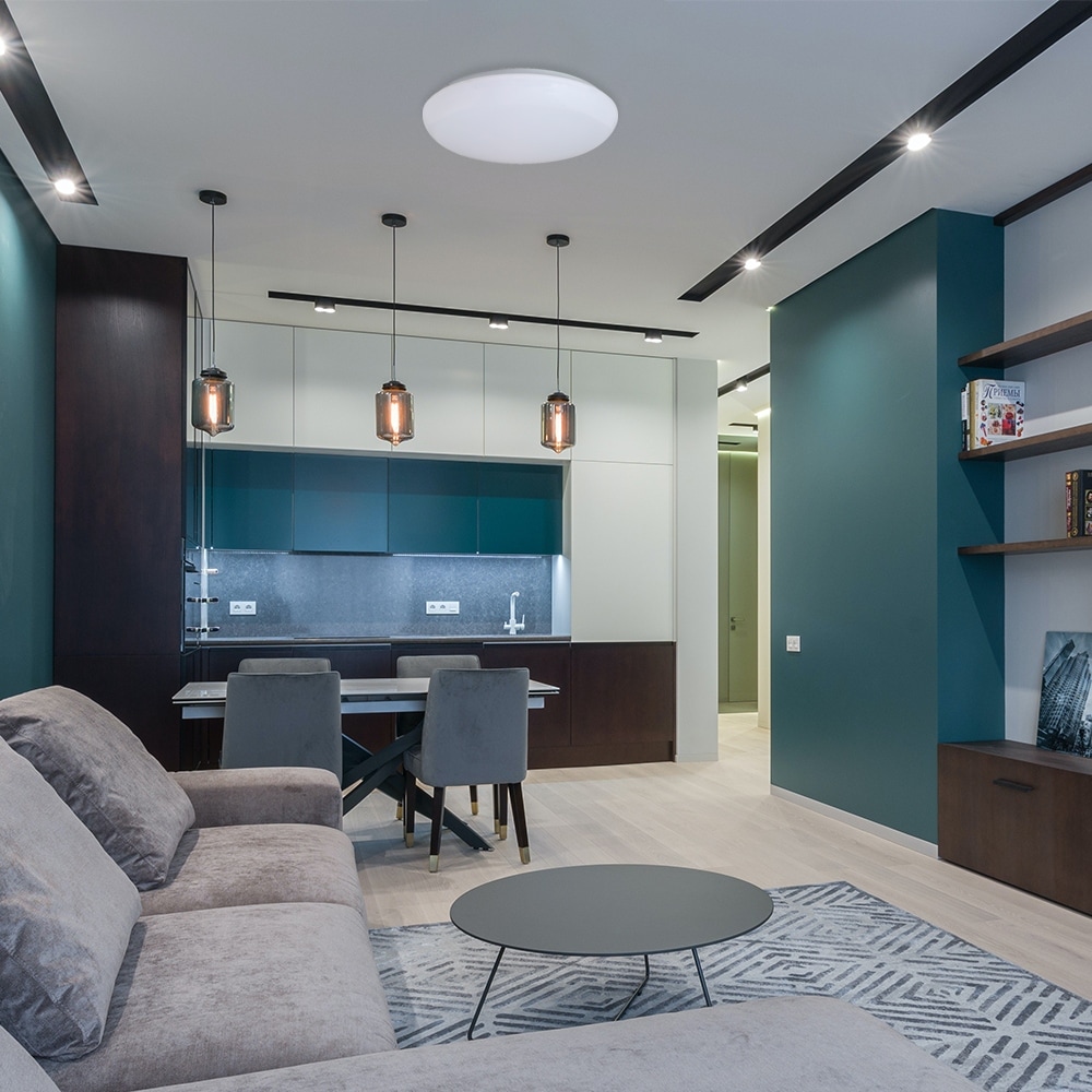 Amax Lighitng, Inc. Amax Lighting 35W LED shallow cloud fixture in ...