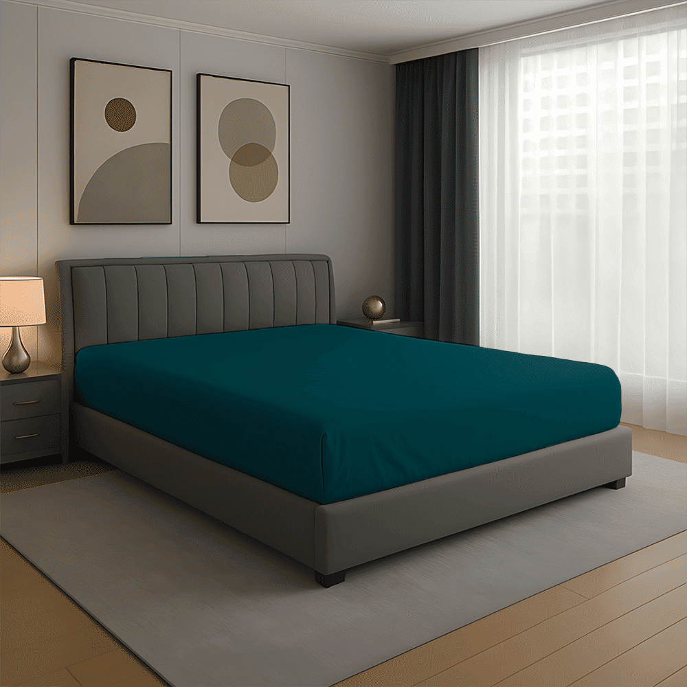 Amay 100% Organic Cotton King Fitted Sheet - 500 Thread Count (78"x80 ...