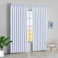 Amay Blackout Double Pinch Pleat Curtain Panel Draperies White 60"W x 72"L-1 Panel - Walmart.com