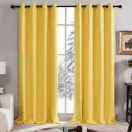Amay Grommet Top Blackout Curtain Panel Taupe 72 Inch Wide by 72 Inch ...