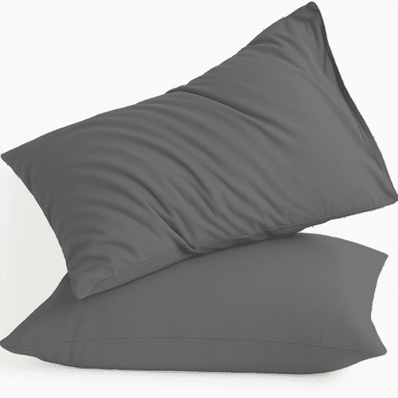 Amay Organic Cotton Pillowcases, Set of 2 Soft & Breathable 500TC ...