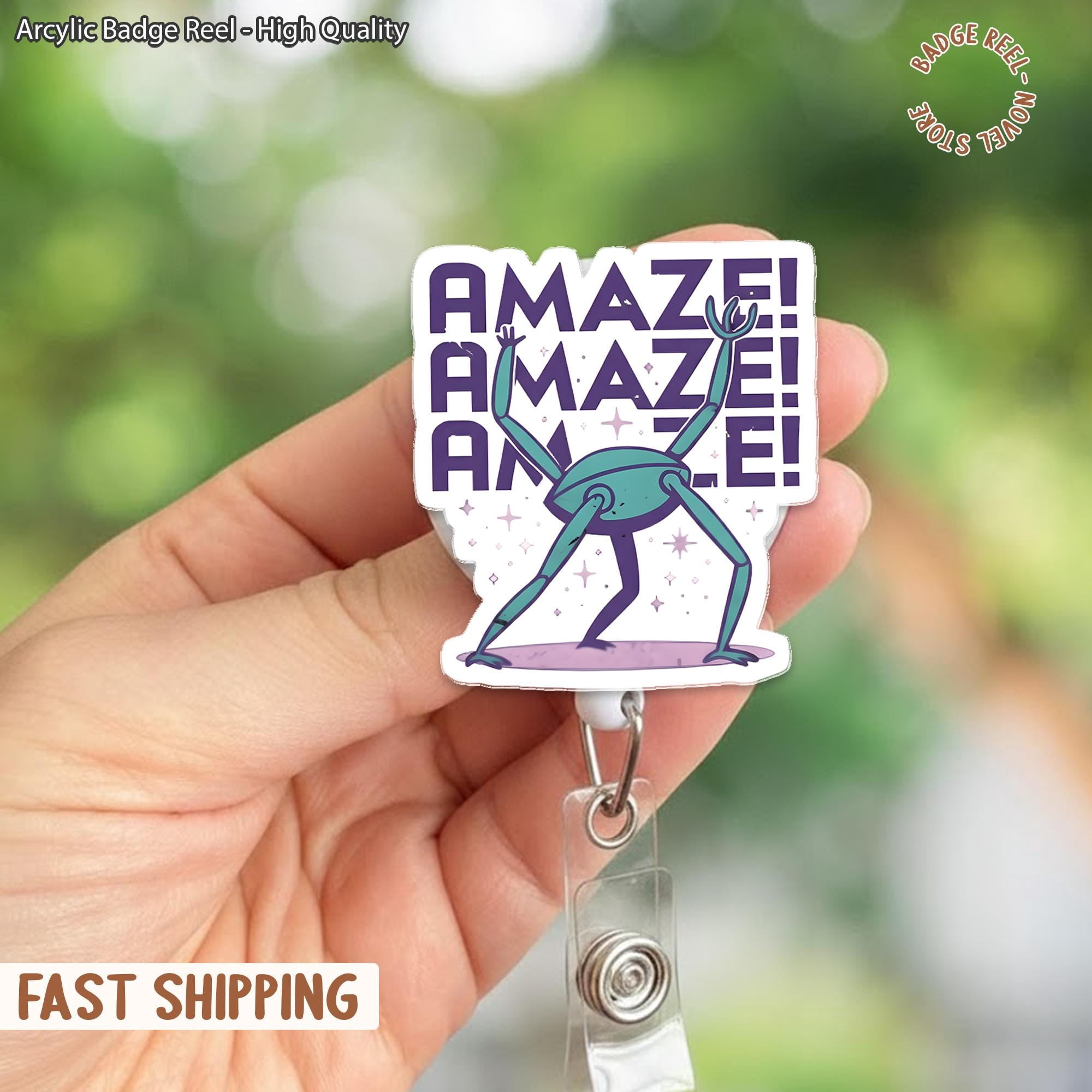 Amaze Amaze Amaze Badge Reel, Rocky Inspired Sci Fi ID Holder, Project ...