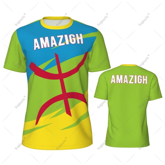 Amazigh Berber Flag Men Sports T-shirt Women Tees jersey for Soccer ...