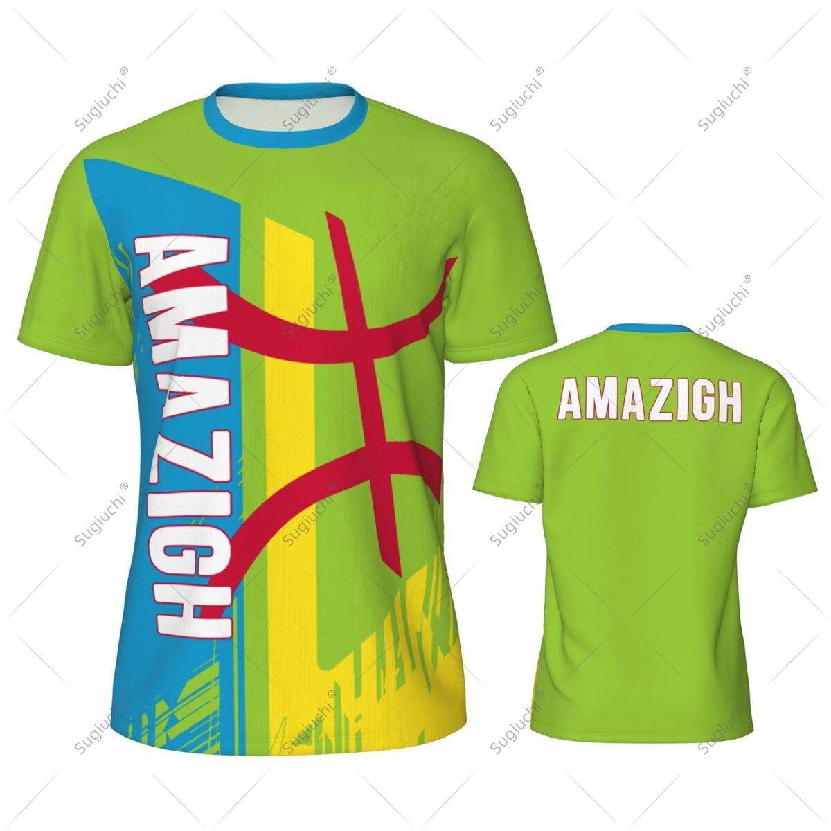 Amazigh Berber Flag Men Sports T-shirt Women Tees jersey for Soccer ...