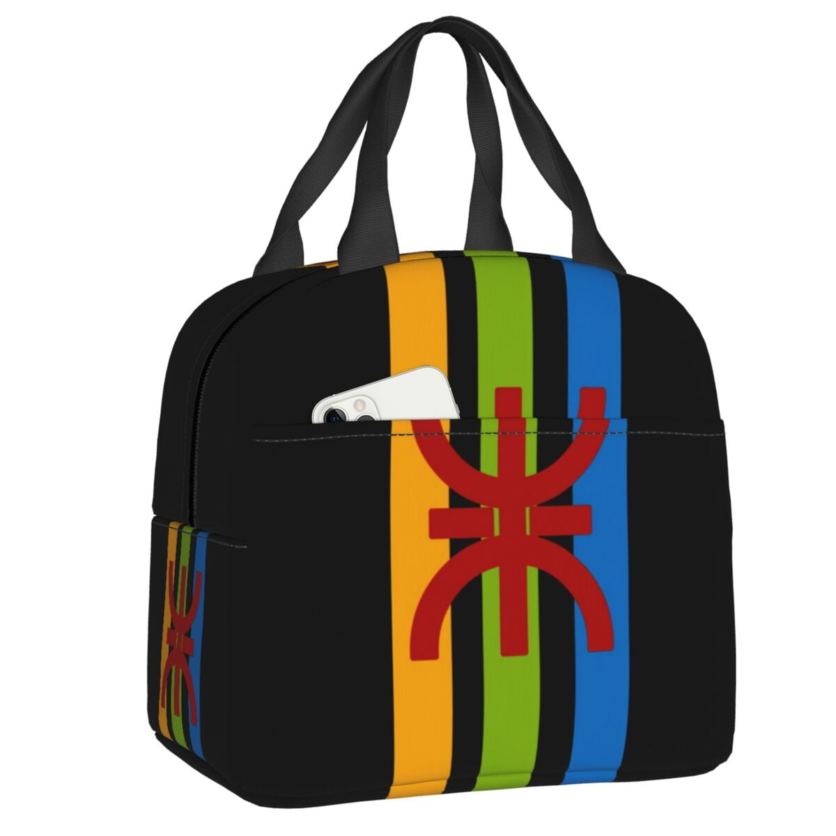 Amazigh Flag Lunch Bag Men Women Cooler Thermal Insulated Berber ...