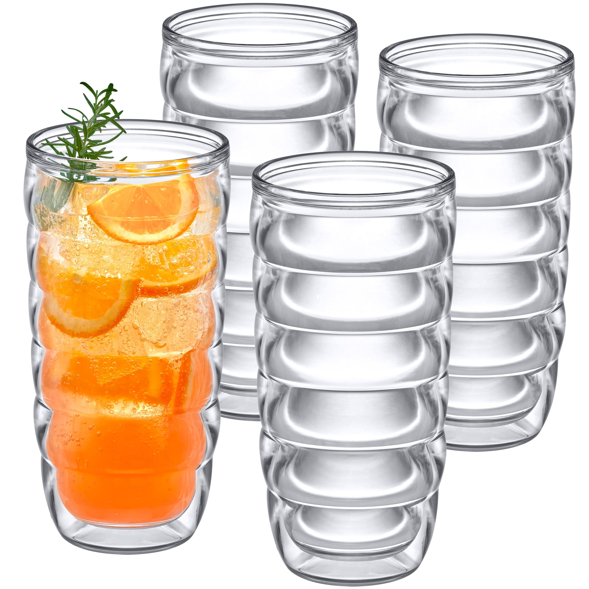 Amazing Abby Arctic 24-Oz Insulated Tumblers, Set of 4, BPA-Free ...