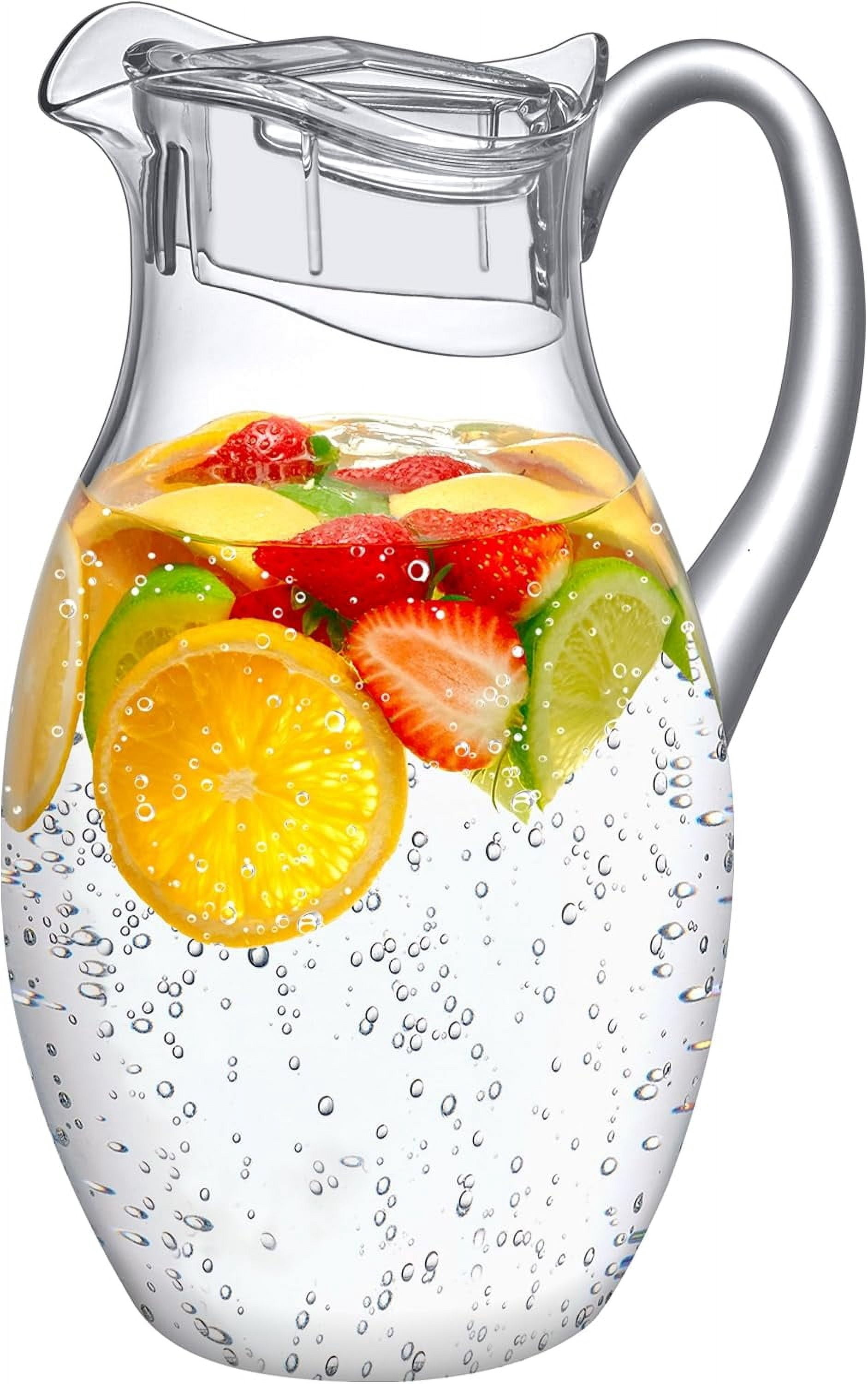 Amazing Abby - Bubbly Grand - Acrylic Pitcher (96 oz), Clear Plastic ...