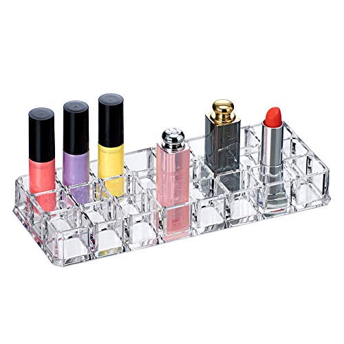 Amazing Abby - Charm - 24-Slot Acrylic Lipstick Organizer, Lipstick ...
