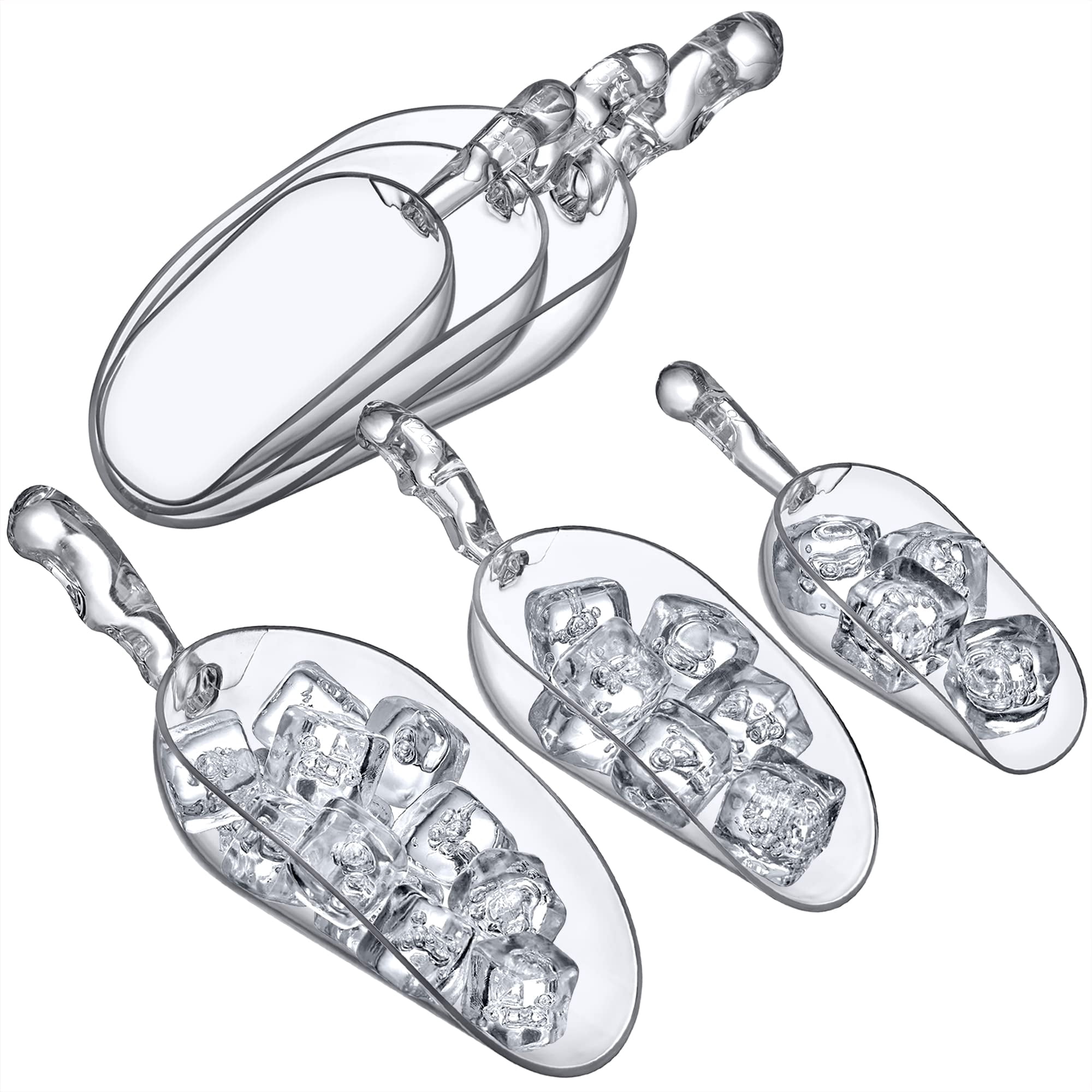 Amazing Abby - Elsa - Plastic Ice Scoops (6-Piece Set), Plastic Utility ...