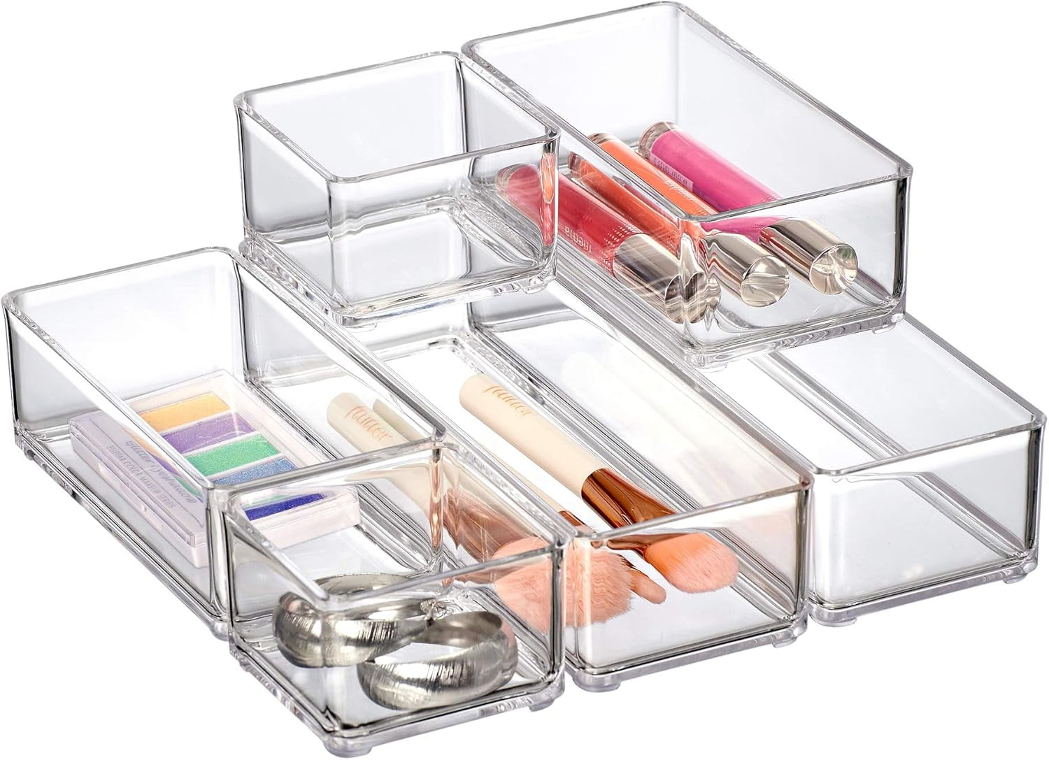 Amazing Abby - QuickSort - Plastic Stackable Organizers (8-Piece Set ...