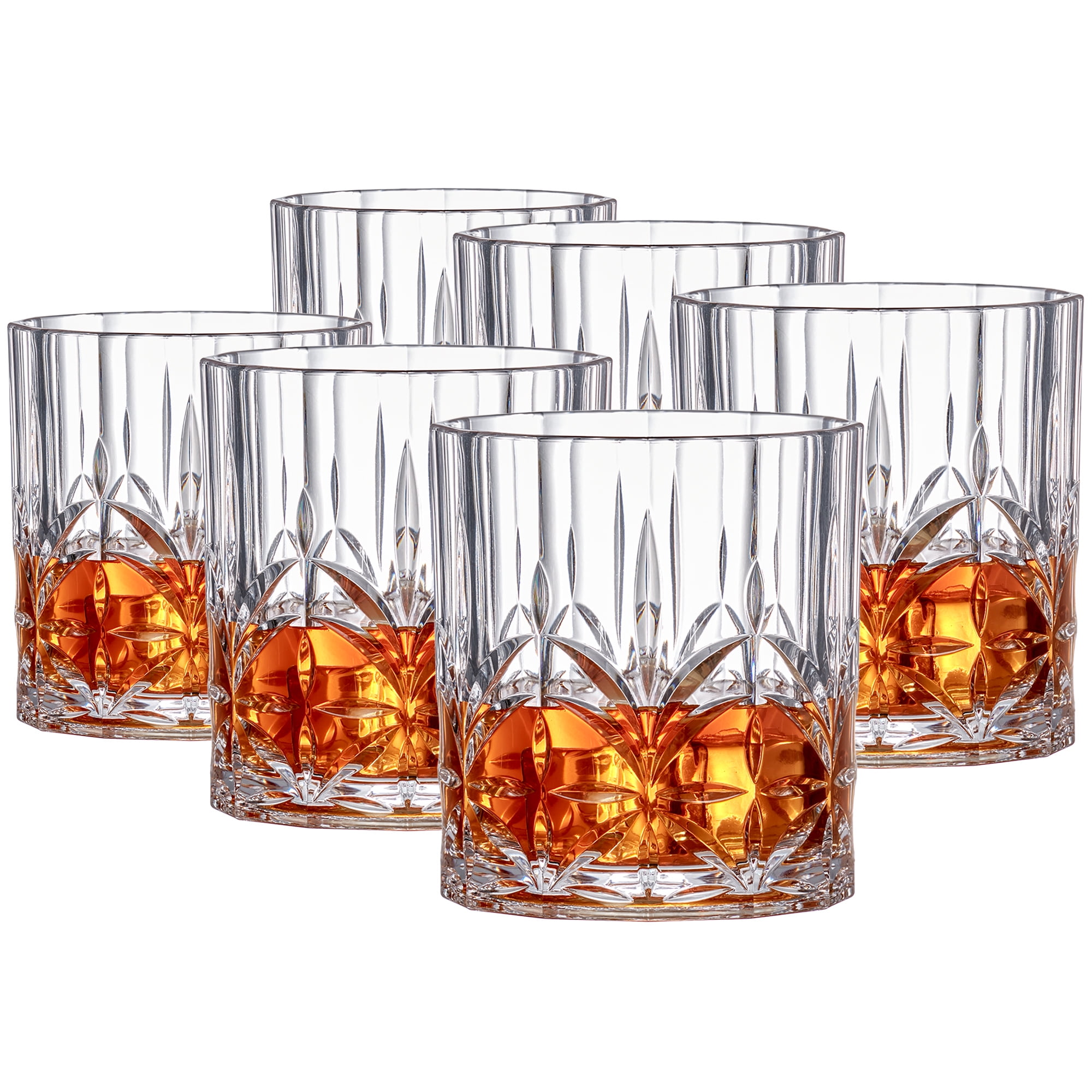 Amazing Abby - Whitney - 14-Ounce Plastic Whiskey Glasses (Set of 6 ...