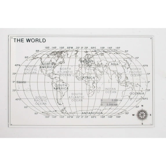 Amazing Acrylic Map Wall Art - Walmart.com