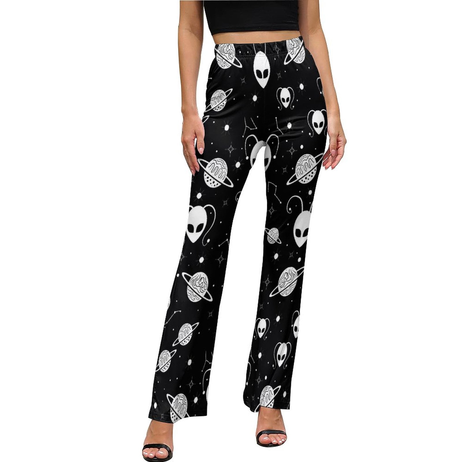 Amazing Aliens In The Universe With Planet And Stars High Waisted ...