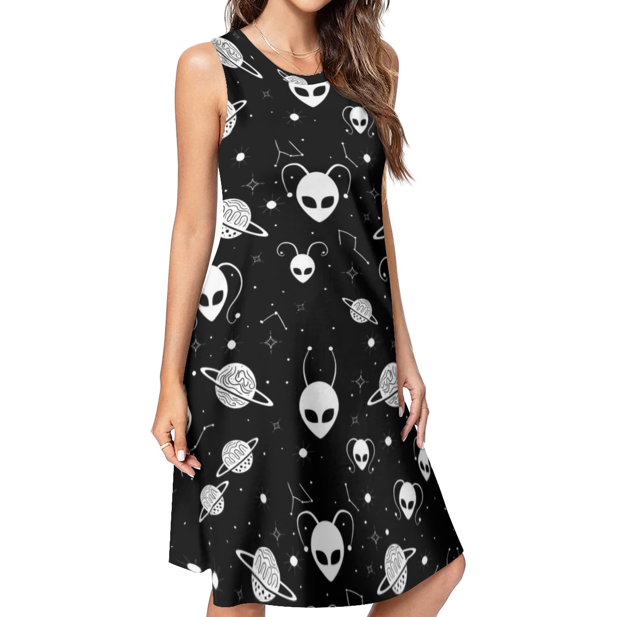 Amazing Aliens In The Universe With Planet And Stars Spring Summer ...