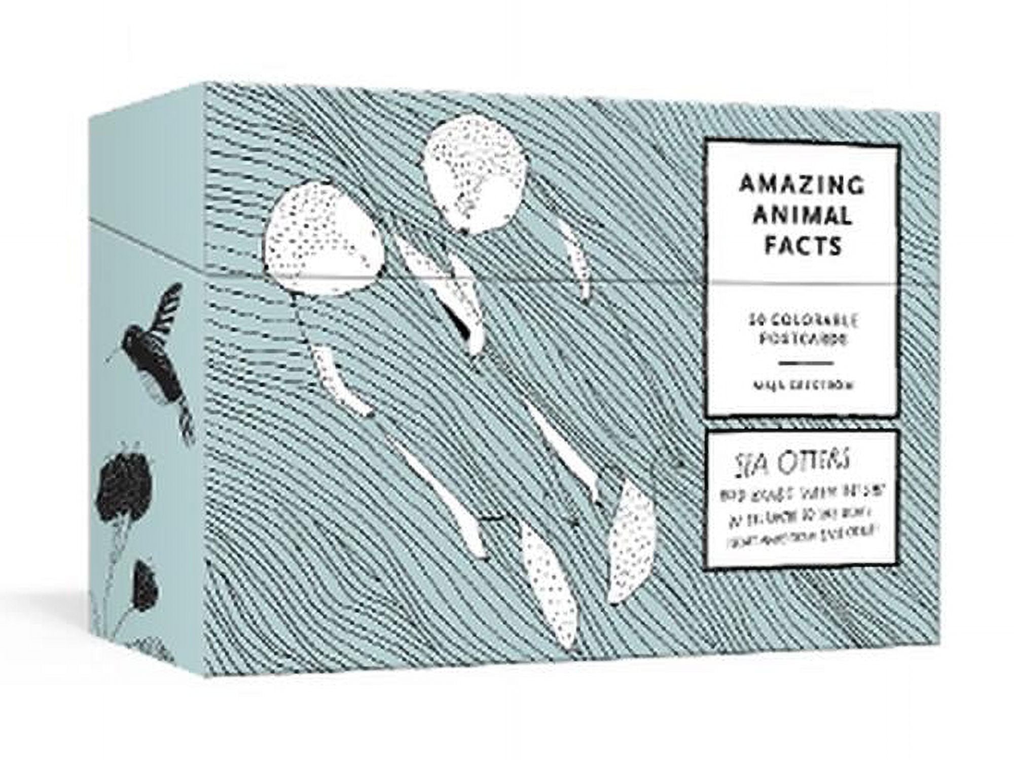 Amazing Animal Facts Postcards: 50 Colorable Postcards (Other ...